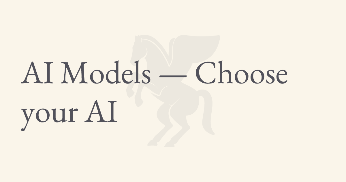 AI Models — Choose your AI | Zo Computer